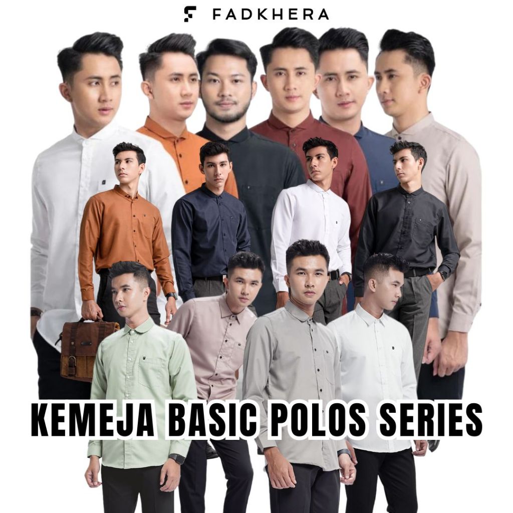 Jual FADKHERA - KEMEJA BASIC POLOS SERIES | KAMIL AHSAN ESHAN Koko ... Jual FADKHERA - KEMEJA BASIC POLOS SERIES | KAMIL AHSAN ESHAN Koko ...