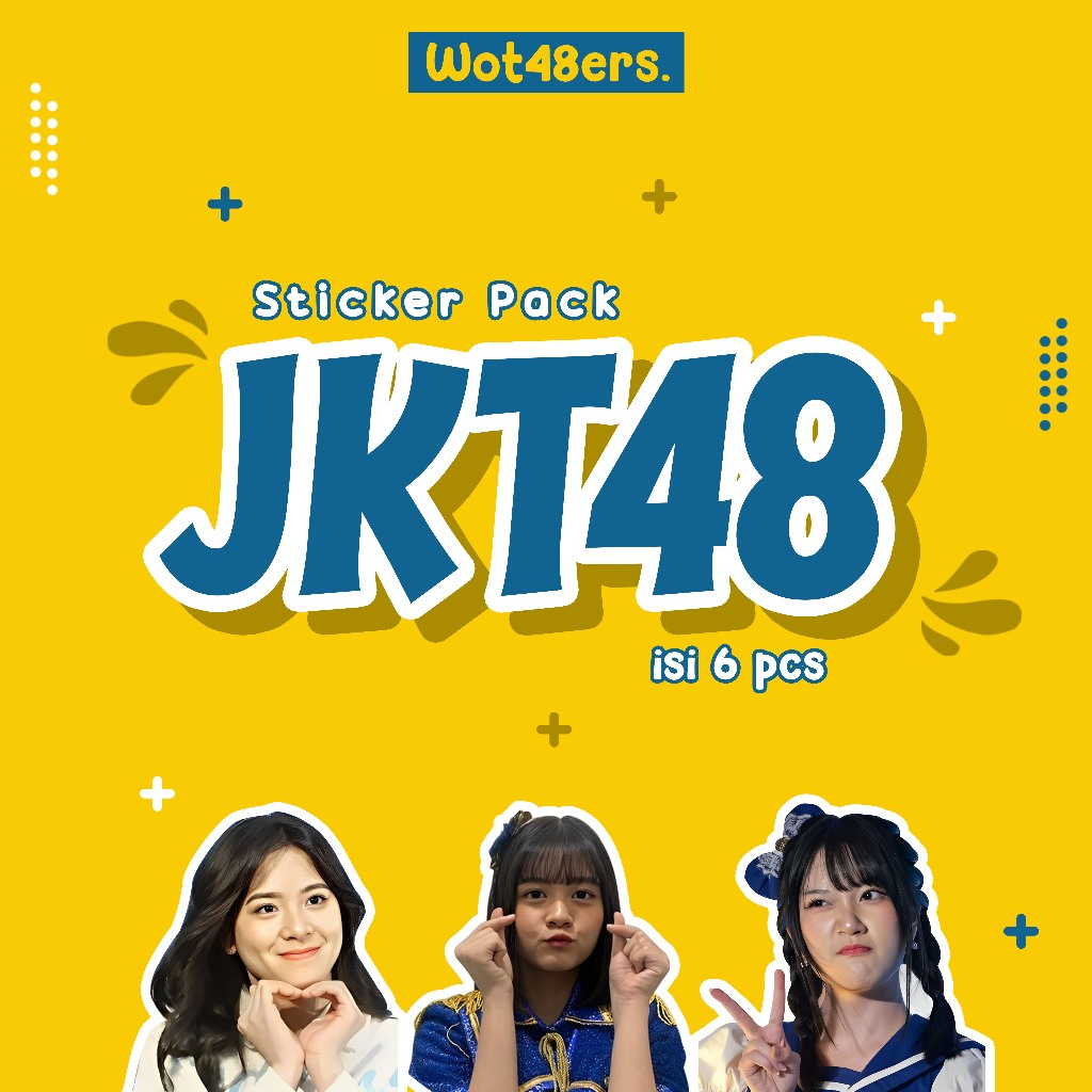 Jual [ ISI 6 ] Sticker Pack JKT48 Lucu Aesthetic High Quality | Shopee ...