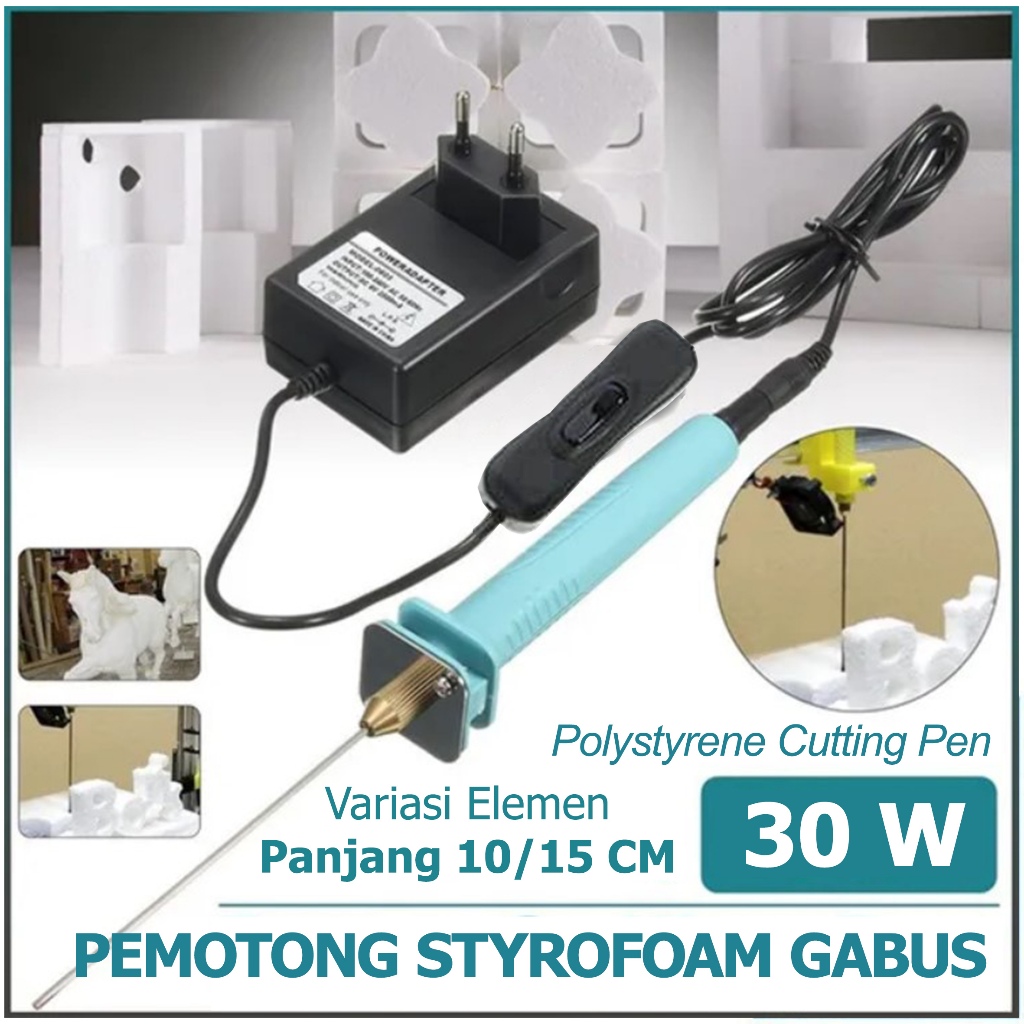Jual SIAP PAKAI Pemotong Gabus Styrofoam 30W Hotwire | Ukir craft Foam ...
