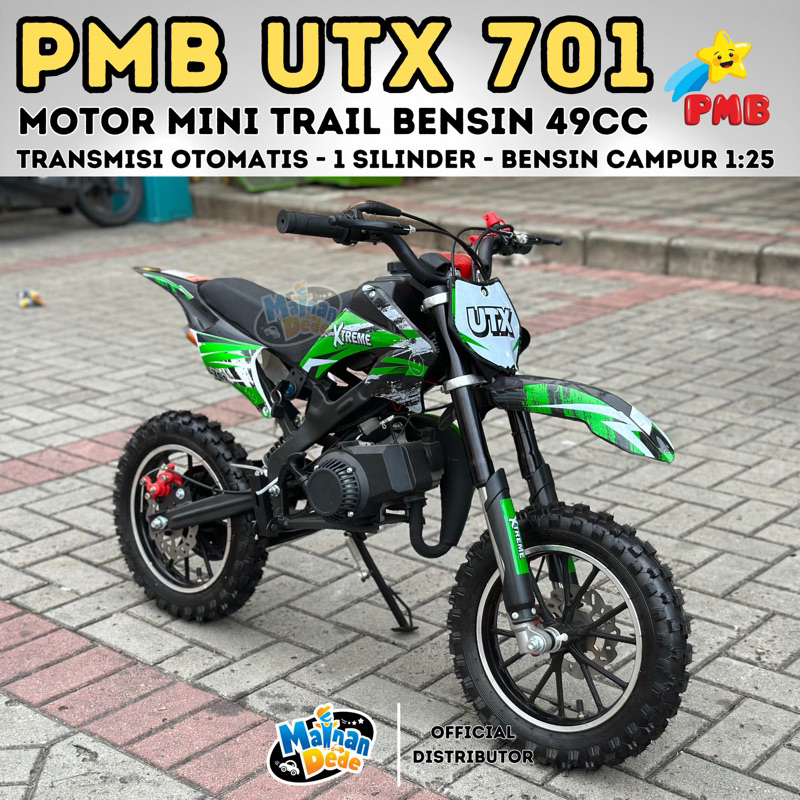 Jual Motor Mini Trail Bensin PMB UTX 701 Off Road 49 cc MOTOR BENSIN ...