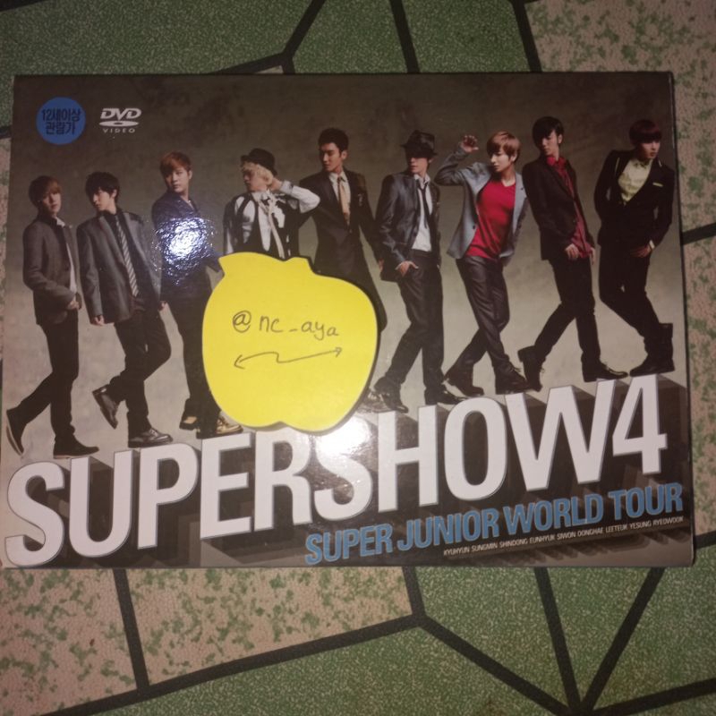 Jual READY DVD OFFICIAL SUPER JUNIOR SUPERSHOW 4 SEOUL | Shopee Indonesia