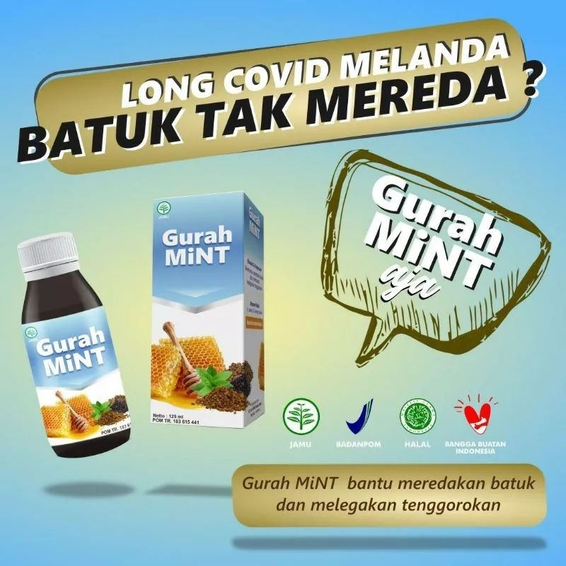 Jual [ GURAH MINT ] Sirup Madu Gurah Anak dan Dewasa Rasa Mint 125ML ...