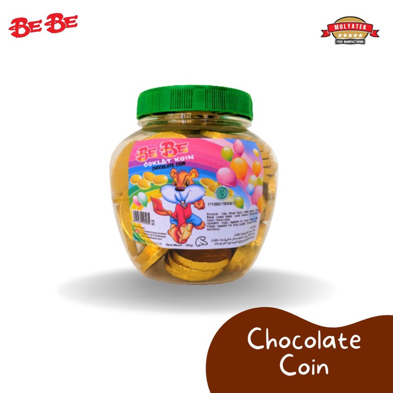 Jual BeBe Chocolate Coin Snack Coklat Koin Gurih 100 pcs | Shopee Indonesia