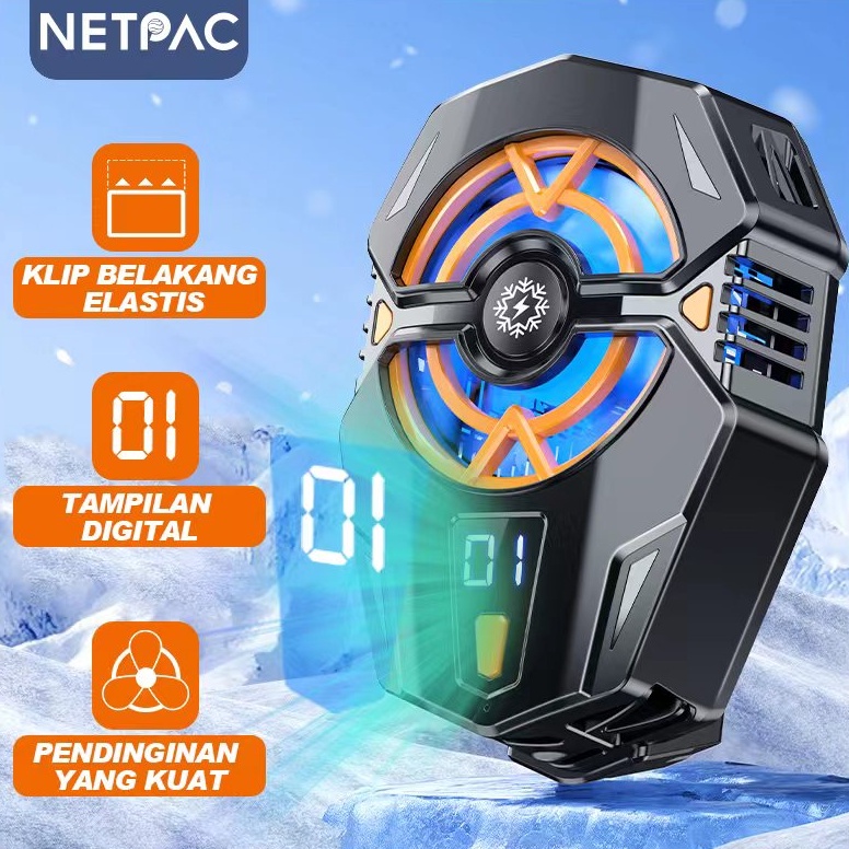 Jual ART X62R NETPAC J2 Funcooler Fan Cooler Digital LED Universal ...