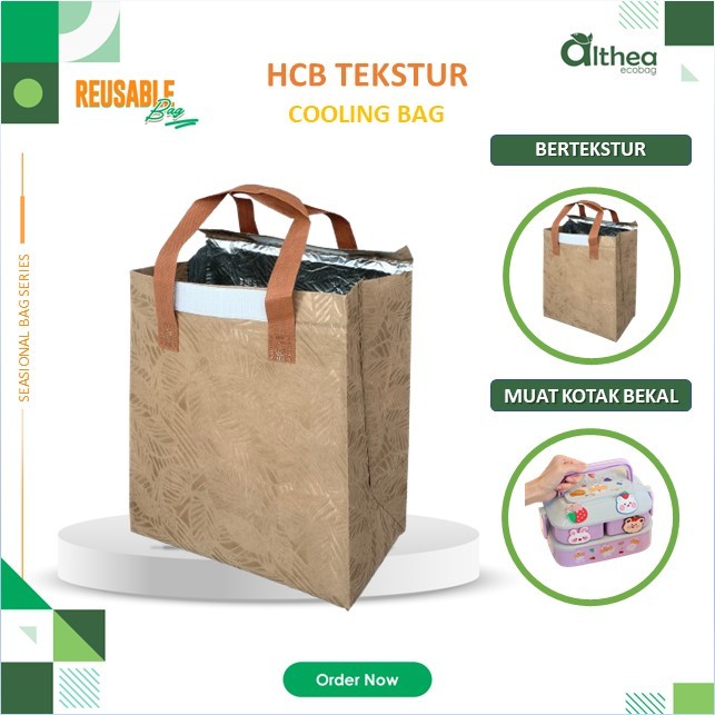 Jual ALTHEA Cooling Bag | Thermal Bag | Tas Bekal | HCB Tekstur ...