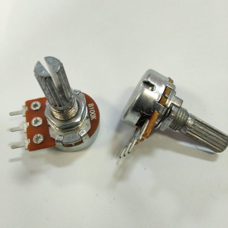 Jual POTENSIO MONO 100K POTENSIOMETER MONO 100K | Shopee Indonesia