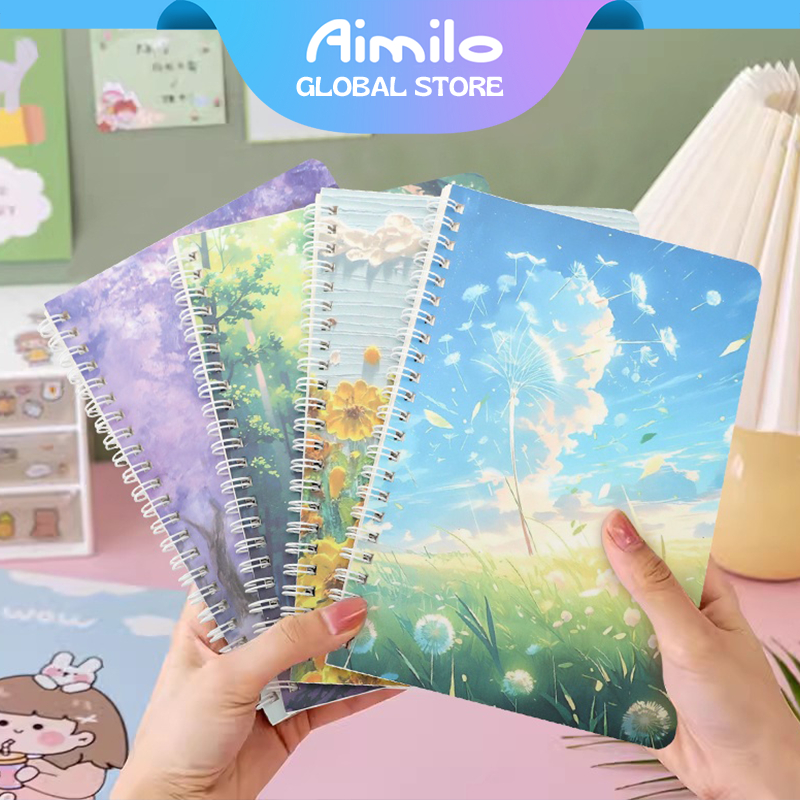 Jual [READY] Aimilo Buku Diary Aesthetic Notebook A5 Buku Jurnal Buku ...
