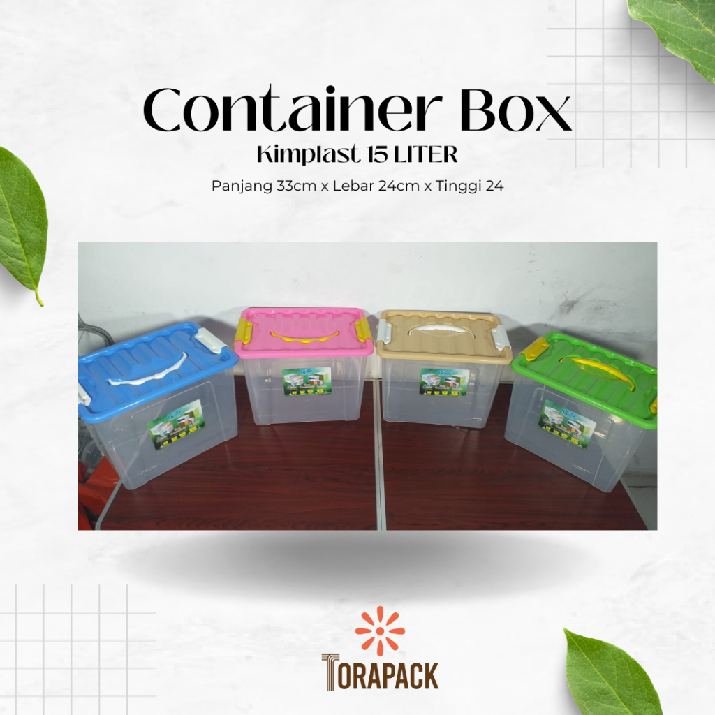 Jual Kontainer box 15 Liter KIMPLAST CB 15 / Container Box 15LT ...