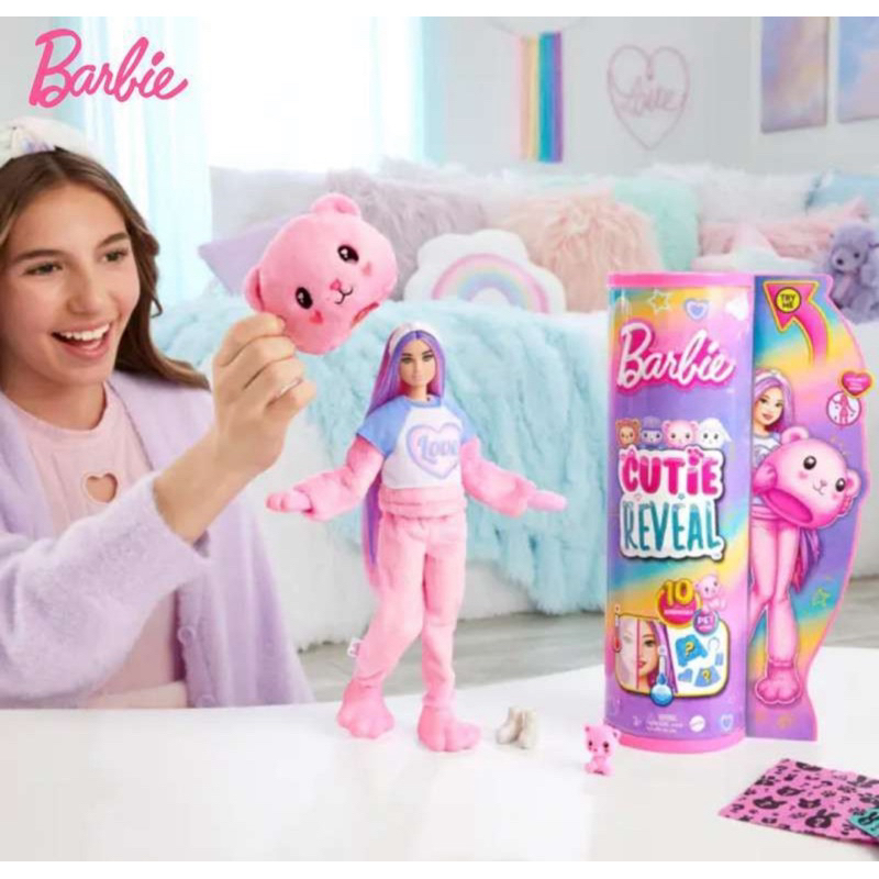 Jual Barbie Color Reveal TEDDY BEAR PLUSH COSTUME Doll Original ...