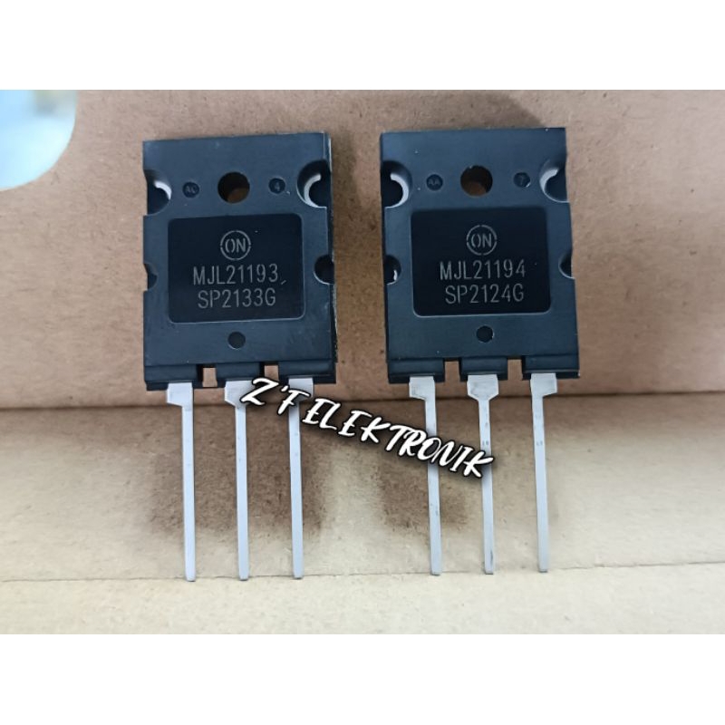 Jual TRANSISTOR MJL21193 MJL21194 ASLI . 1SET | Shopee Indonesia