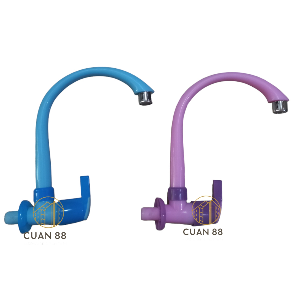 Jual Kran Angsa Model engkol PVC CAB / Kran Air Cuci Piring Plastik ...