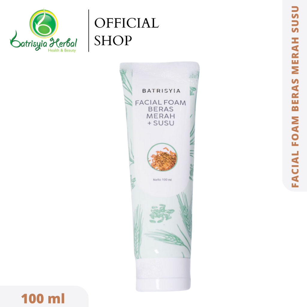 Jual Batrisyia Facial Foam Beras Merah Susu | Shopee Indonesia