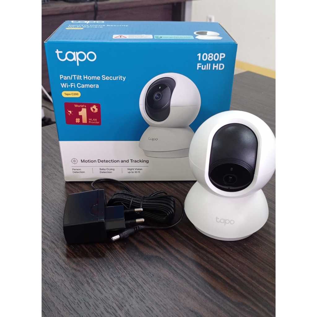 Jual TP Link Tapo C200 Wi-Fi CCTV Camera/IP Cam Pan/Tilt 360° kamera ...