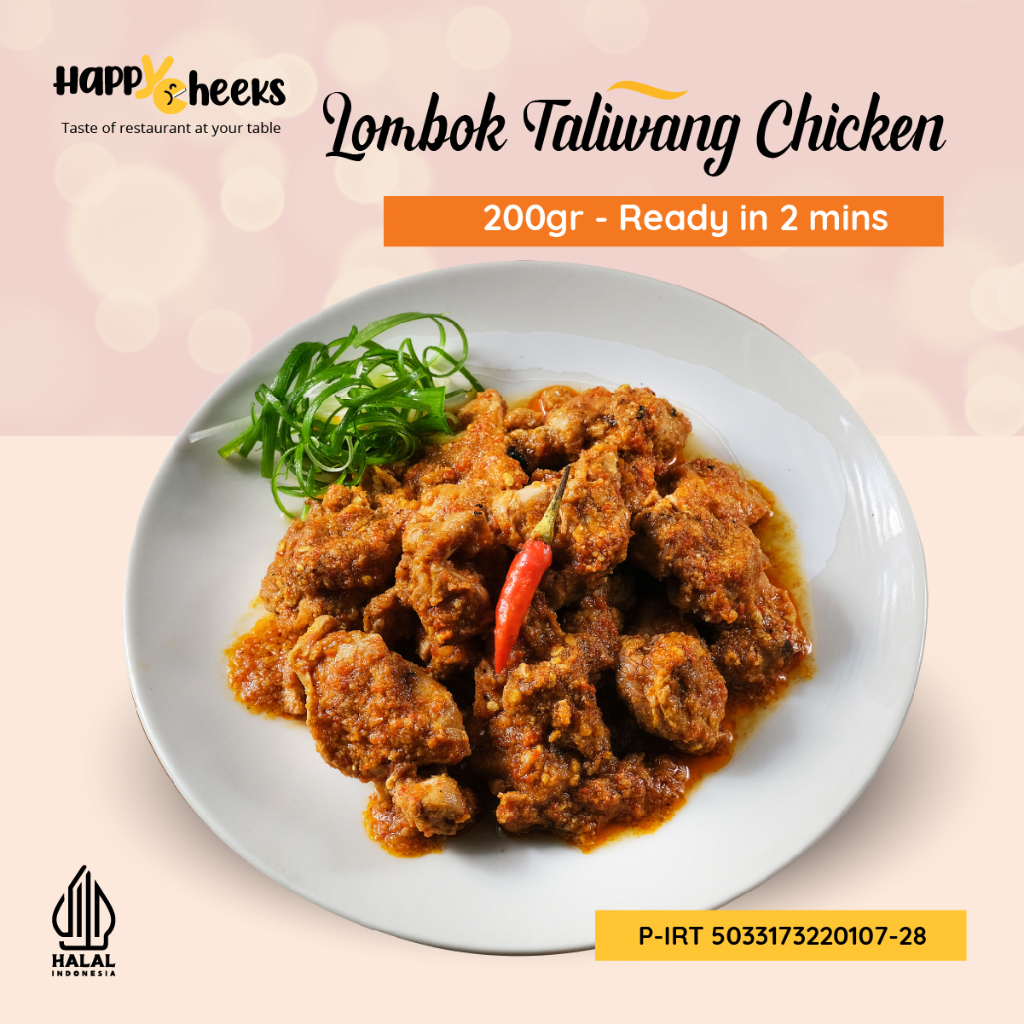 Jual happYCheeks Lombok Taliwang Chicken | Shopee Indonesia