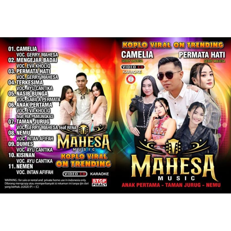 Jual KASET VCD DVD KARAOKE MAHESA MUSIC CAMELIA | Shopee Indonesia
