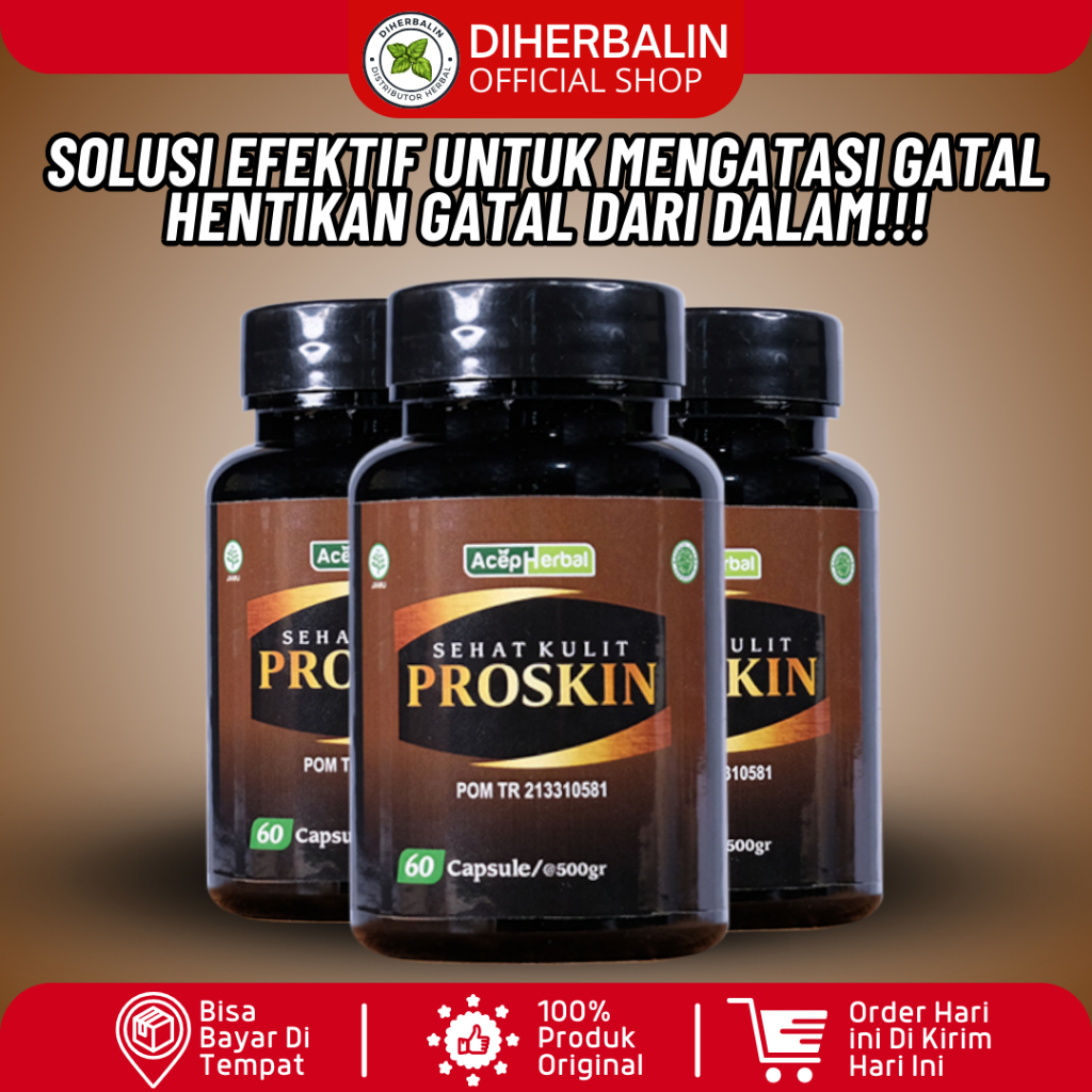 Jual Proskin Obat Gatal Kapsul Hentikan Gatal dari Dalam Obat Gatal ...