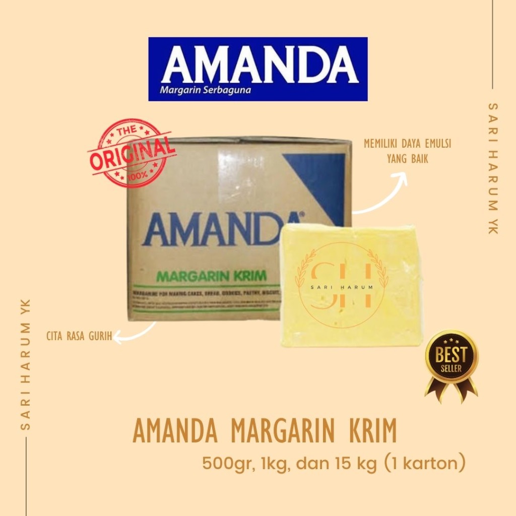 Jual Amanda Margarin Krim | 15 kg (1 karton) | | Shopee Indonesia