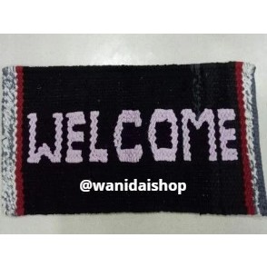 Jual keset welcome kain panjang 1 meter x 40 cm / keset lobi Keset Kaki ...