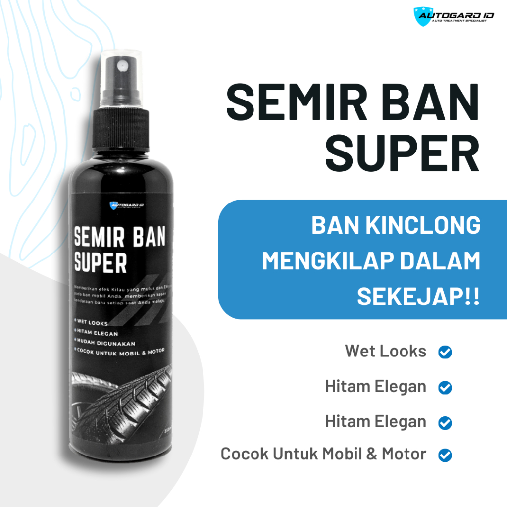Jual SEMIR BAN SUPER Tire Dressing Penghitam Ban Tire Gel AUTOGARD ID ...