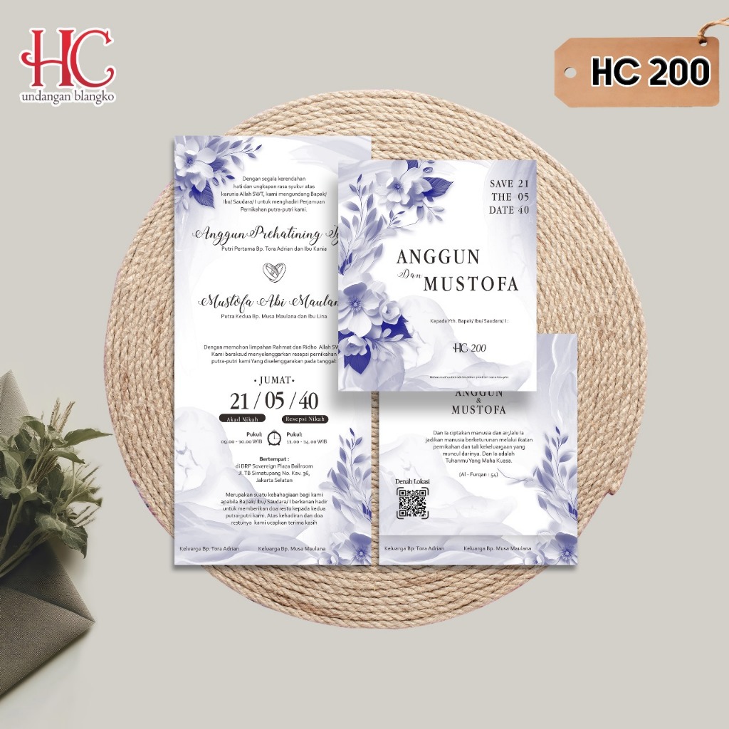 Jual HC 200 Cetak Kertas Undangan Pernikahan atau Undangan Nikah Siap ...