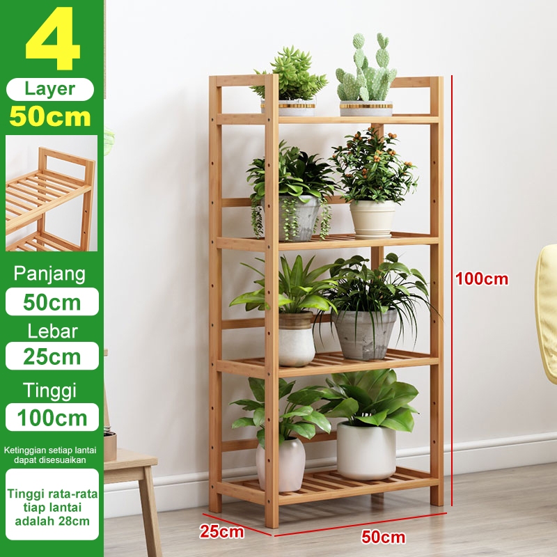 Jual Rak Bunga Rak Taman Tanaman Pot Holder Standing Planter Rak ...