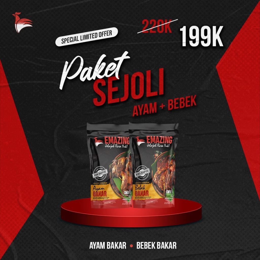 Jual PAKET SEJOLI AYAM & BEBEK FROZEN FOOD EMAZING | Shopee Indonesia