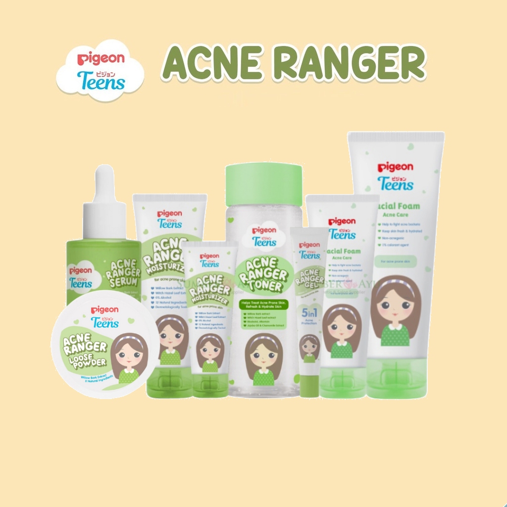 Jual Pigeon Teens Acne Ranger Series | Facial Foam | Moisturizer ...