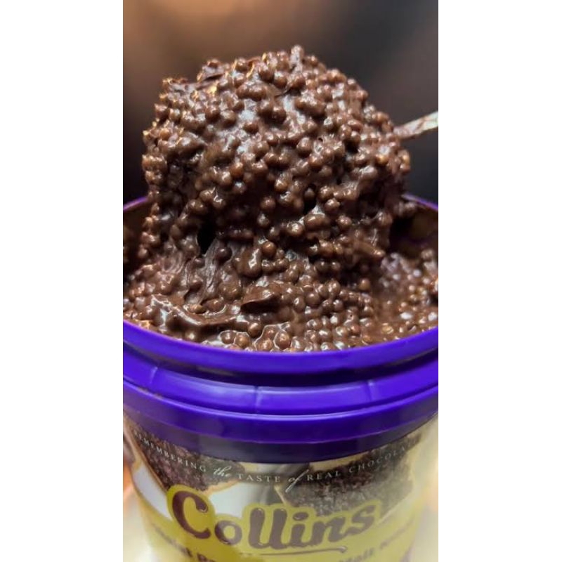 Jual SURABAYA - COLLINS Choco Crunchy 1Kg Selai Collins Coklat Crunchy ...