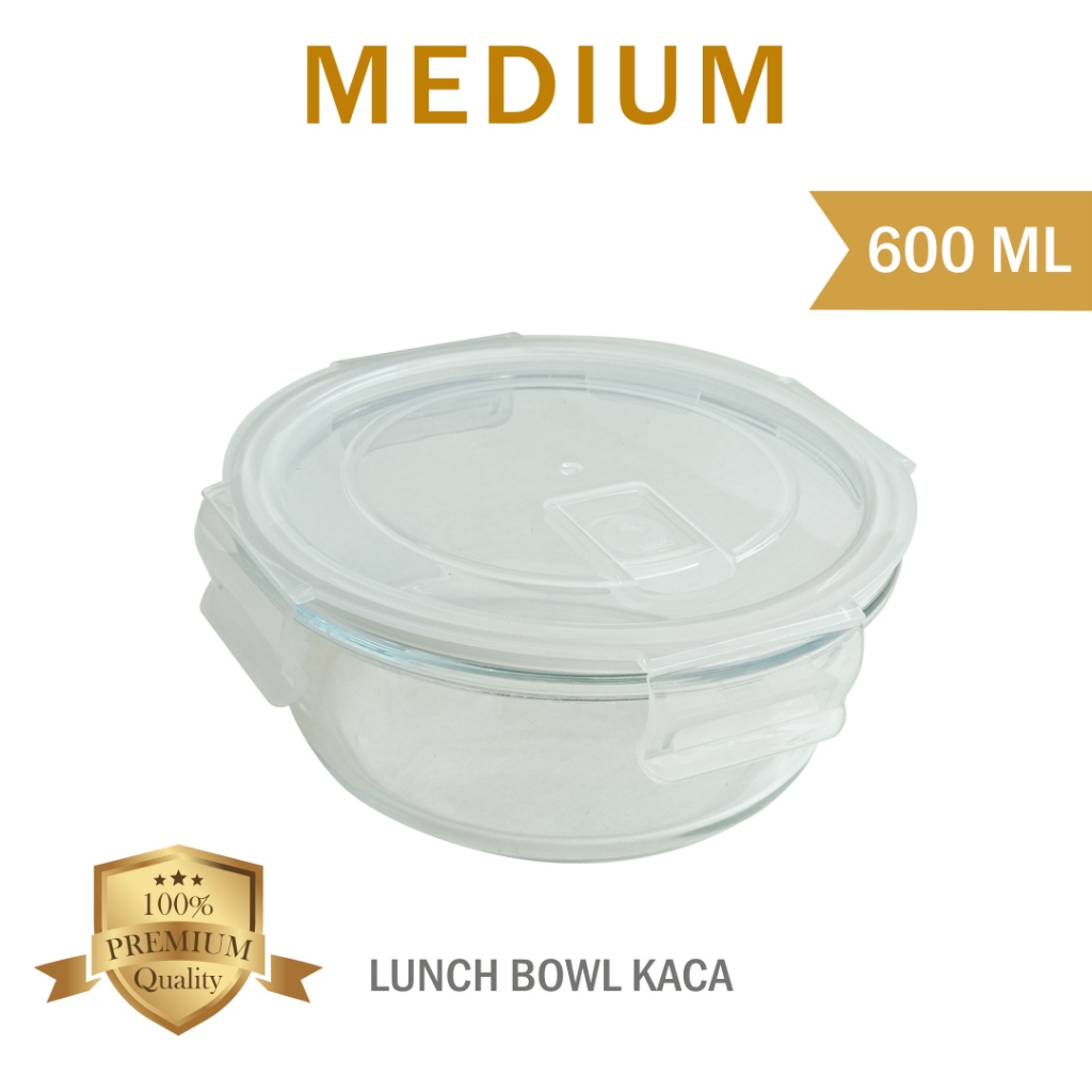 Jual Lunch Box Food Container Kotak Makan Kaca Glasslock | Shopee Indonesia
