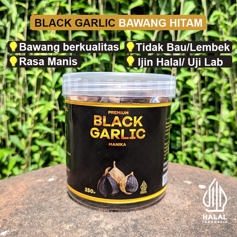 Jual Black Garlic Tunggal Manika 250g Bawang Hitam Lanang Kualitas Premium | Shopee Indonesia