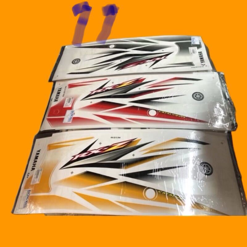 Jual striping RXZ catalyzer - sticker body rxz catalyzer - stiker rxz ...