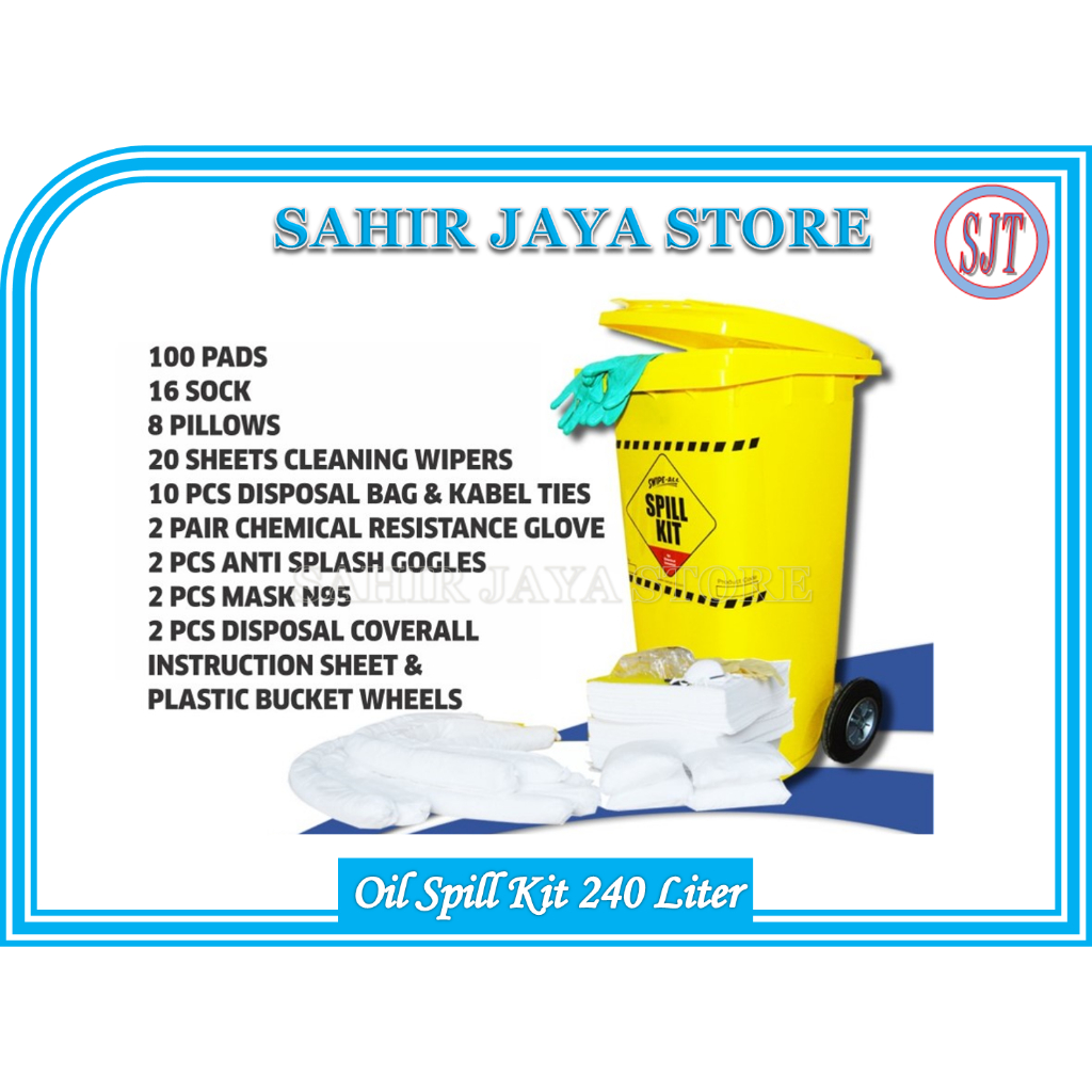 Jual OIL SPILL KIT 240 Liter SWIPE-ALL P90 Kemasan Box Harga Murah ...