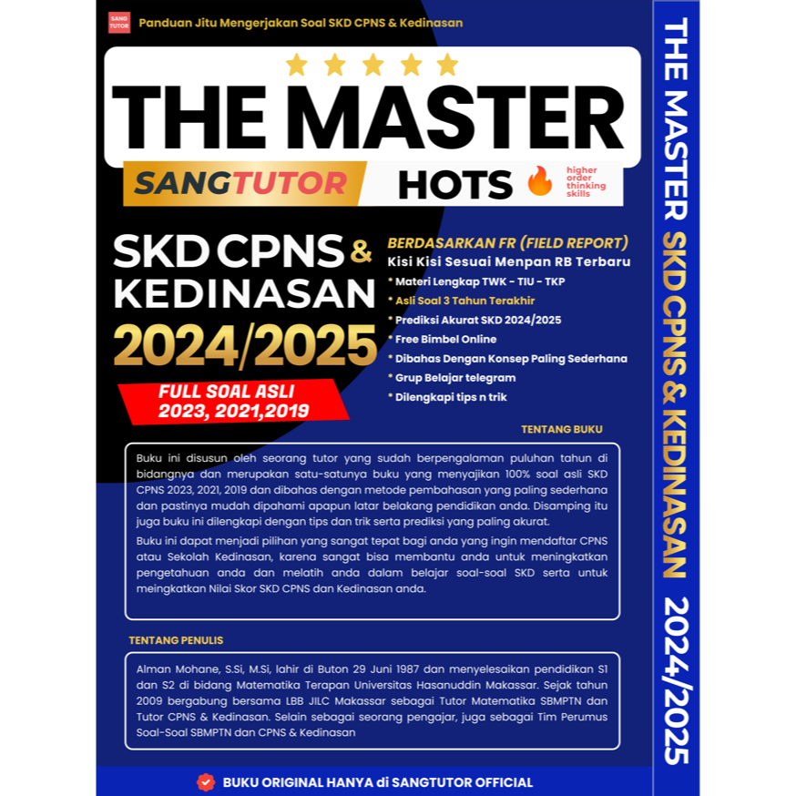 Jual THE MASTER | SKD CPNS & KEDINASAN 2024/2025 | Shopee Indonesia