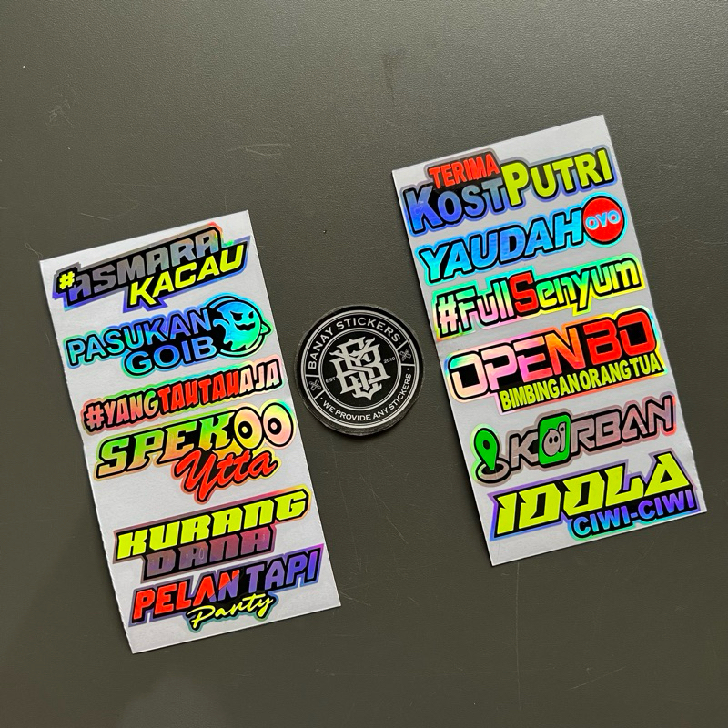 Jual Sticker Papan Stiker Mini Set Cutting | Shopee Indonesia