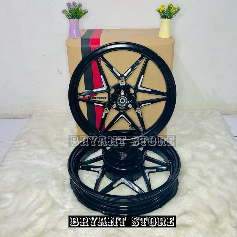 Jual ROSSI VELG VENOM ORBIT V2 GEN 2 AEROX NEW AEROX OLD RING 14 185/250 PALANG BINTANG V SPEED ...