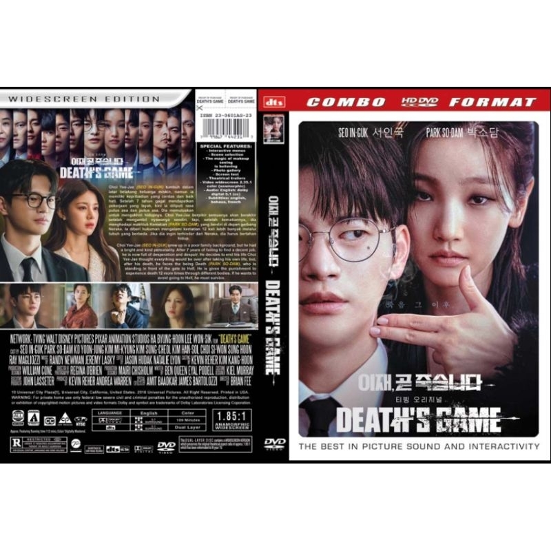 Jual dvd Death's Game 2024 {OD DTS R1} {Action, Fantasy} {Seo In-guk, Park So-dam, Go Youn-jung ...