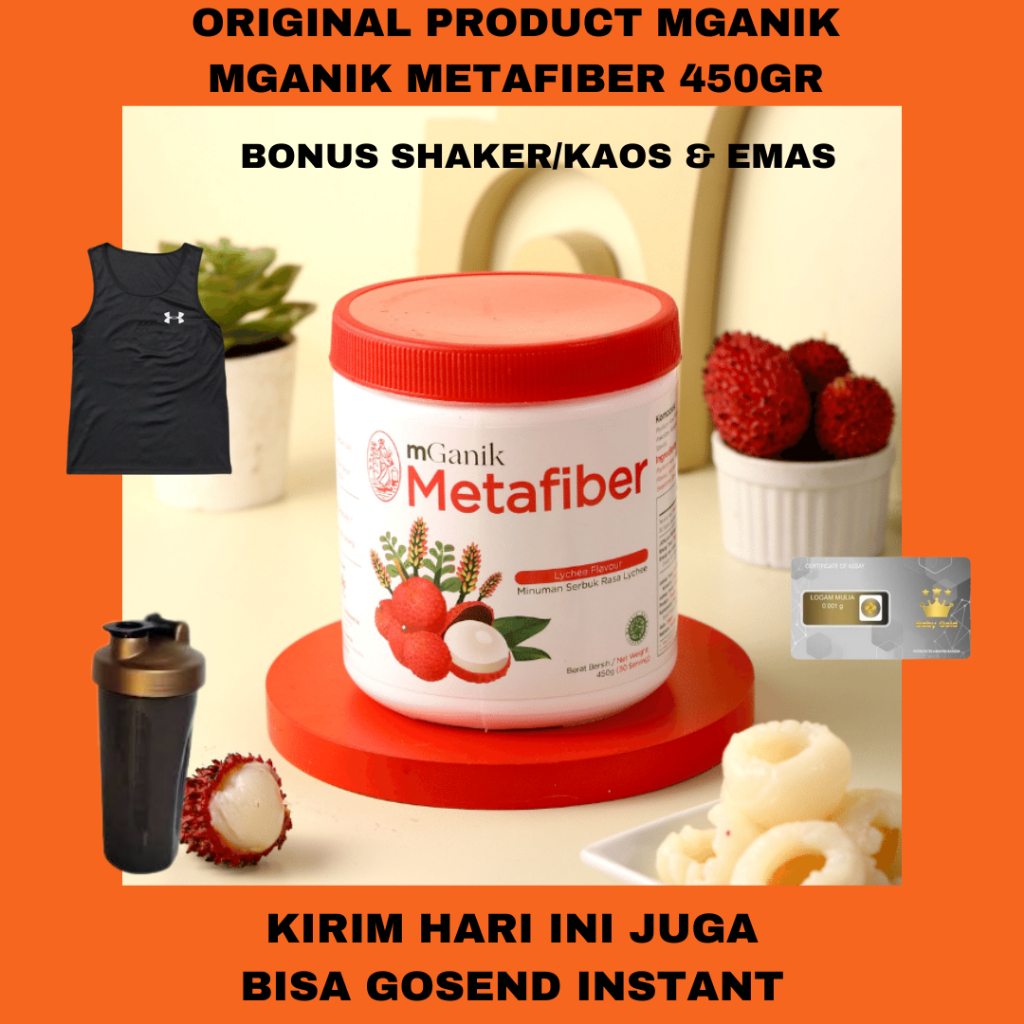 Jual mGanik - Metafiber 450gr Rasa Leci dan Jeruk Yuzu Minuman Fiber ...
