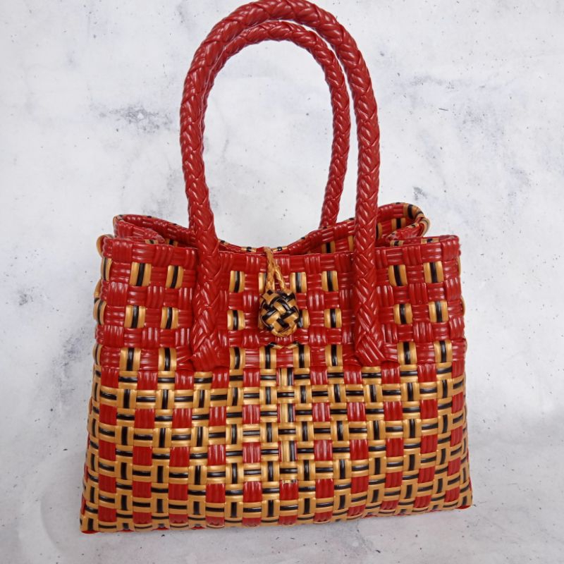 Jual S Patty Maroon Kombinasi Gold Hitam | Shopee Indonesia