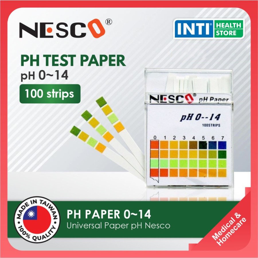 Jual Nesco | pH Paper 0~14 | Universal Paper pH Nesco | Shopee Indonesia