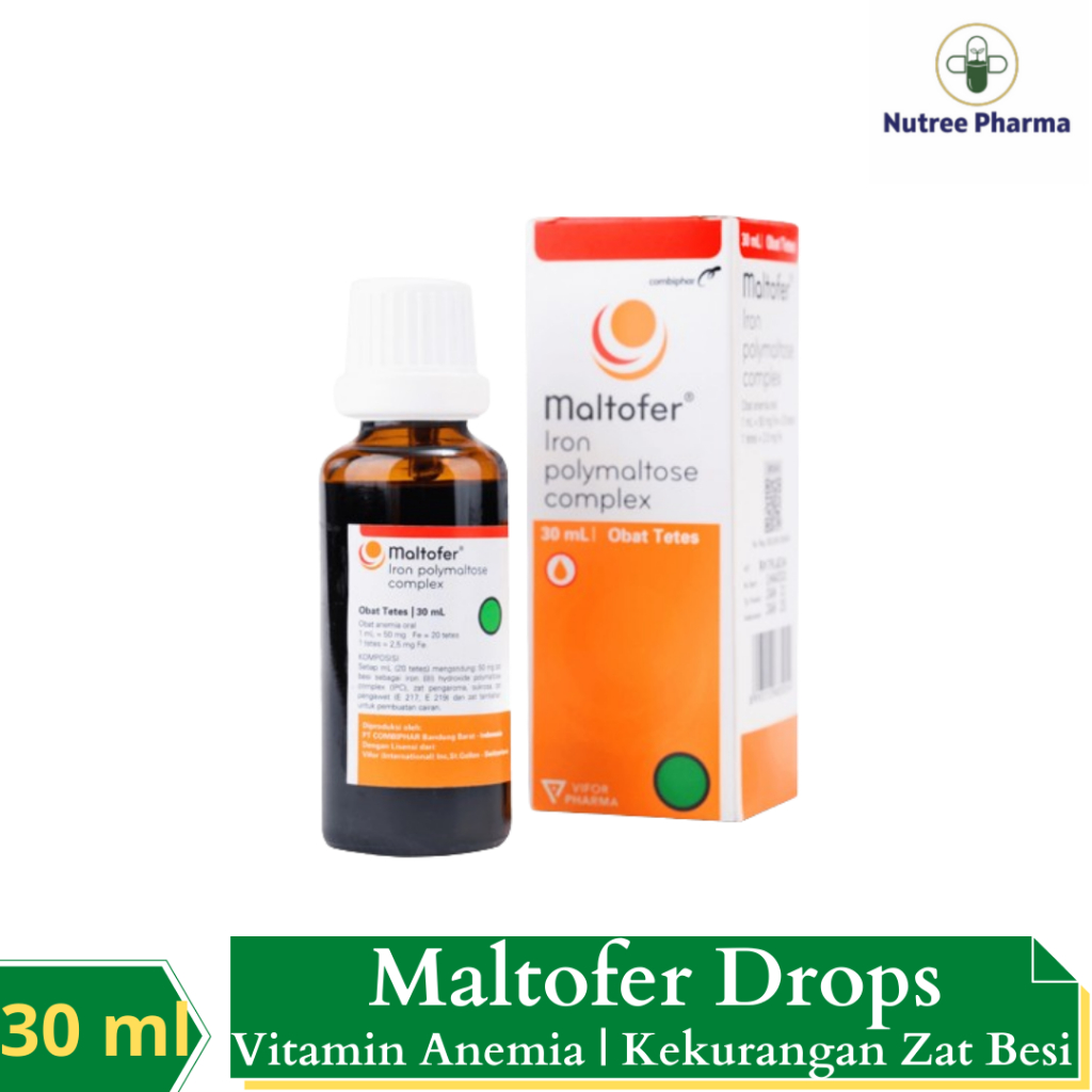 Jual ⚡MURAH & DIJAMIN ORI⚡ Maltofer Drop 30 ml | Obat Vitamin Anemia ...