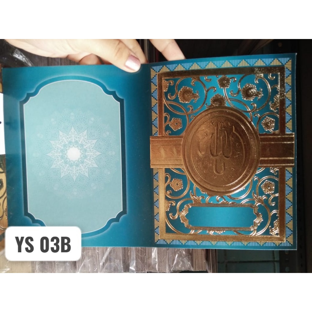 Jual Cover Yasin Art Carton YS 03B biru tanpa lubang | Shopee Indonesia