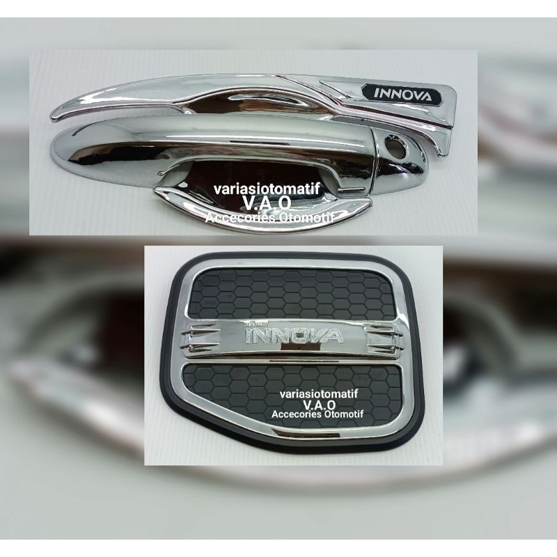 Jual Cover Handle Outer dan Tank Cover Innova Reborn Chrome Stylish ...