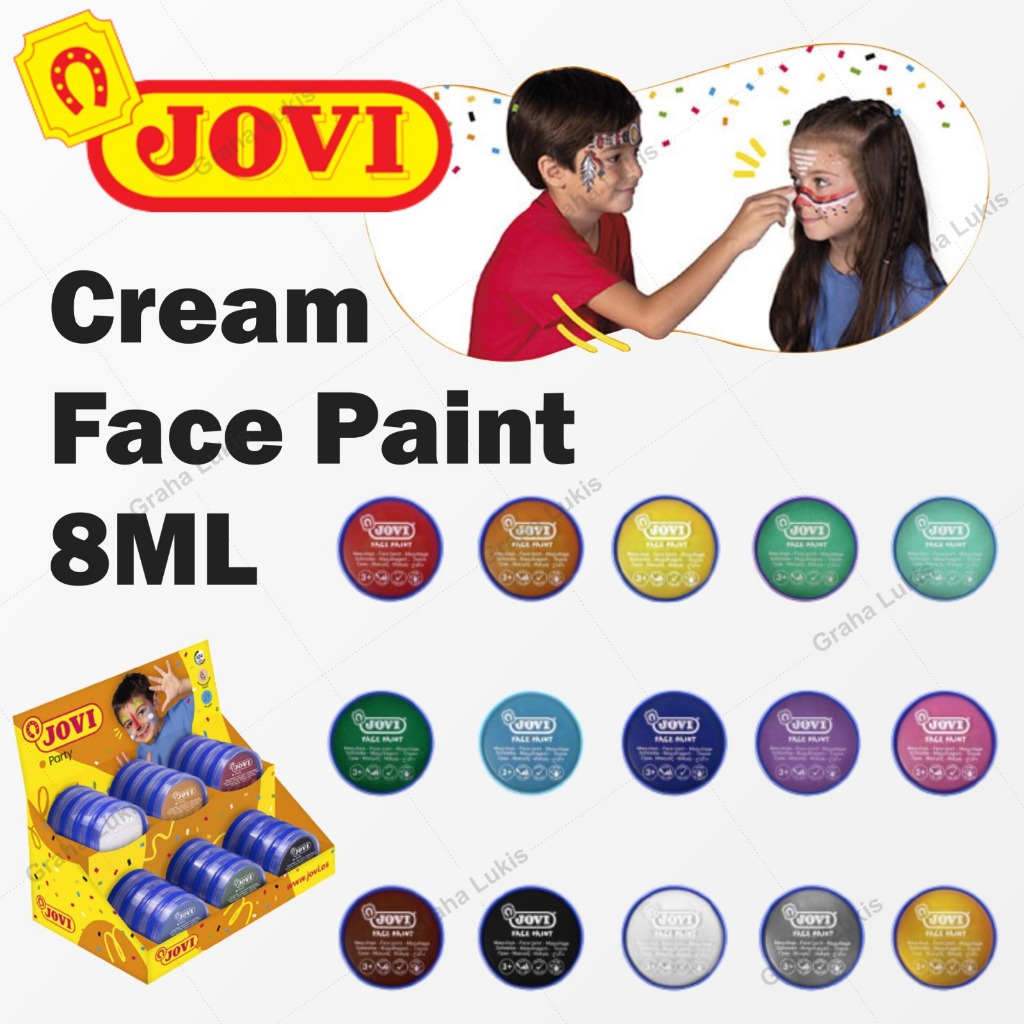 Jual JOVI Cream Face Paint 8ML - SATUAN | Shopee Indonesia