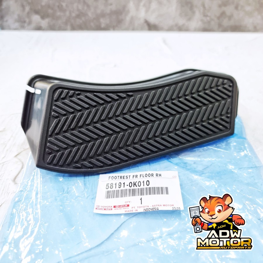Jual Cover Tatakan Senderan Kaki Foot Rest Matic Innova Fortuner Hilux ...