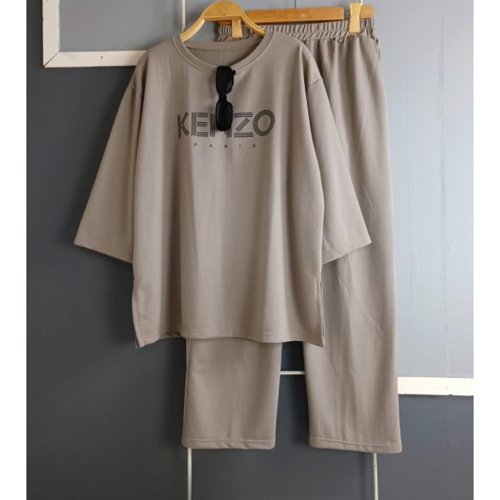 Jual Setelan Wanita Kekinian Kenz Set BO Bahan Kaos Katun Combed 24S ...