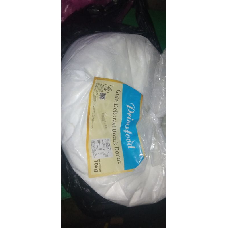 Jual gula halus prims food gula dekorasi untuk donat 1kg | Shopee Indonesia