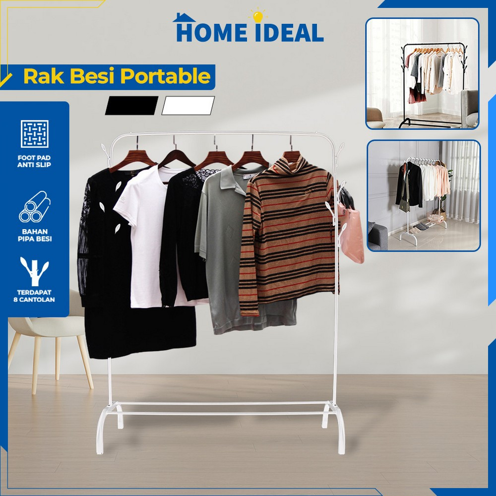 Jual Stand Hanger Single Gantungan Baju Tempat Pakaian Serbaguna ...