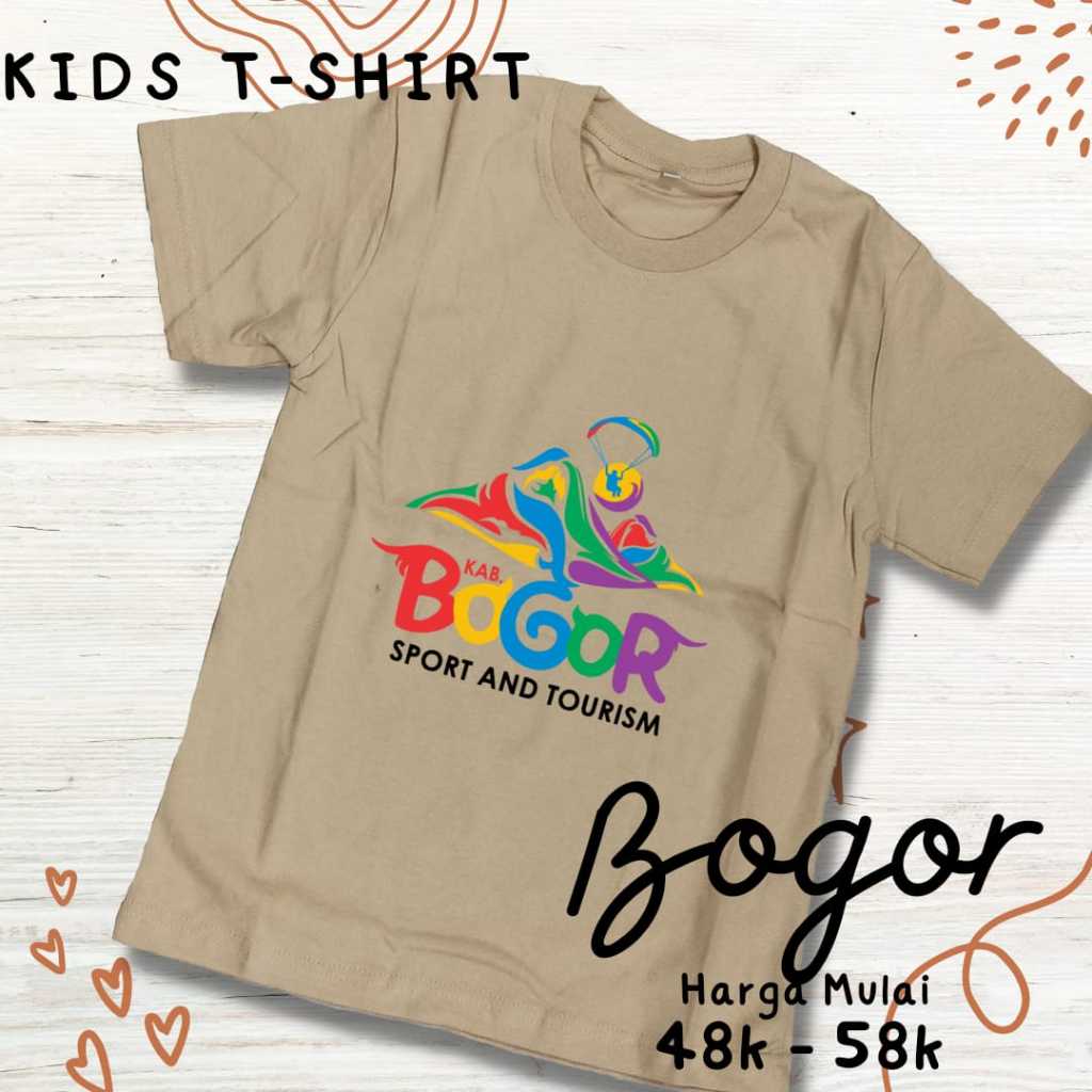 Jual Kaos Oleh-oleh Anak Bogor Sport and Tourism Destinasi Kota Wisata ...