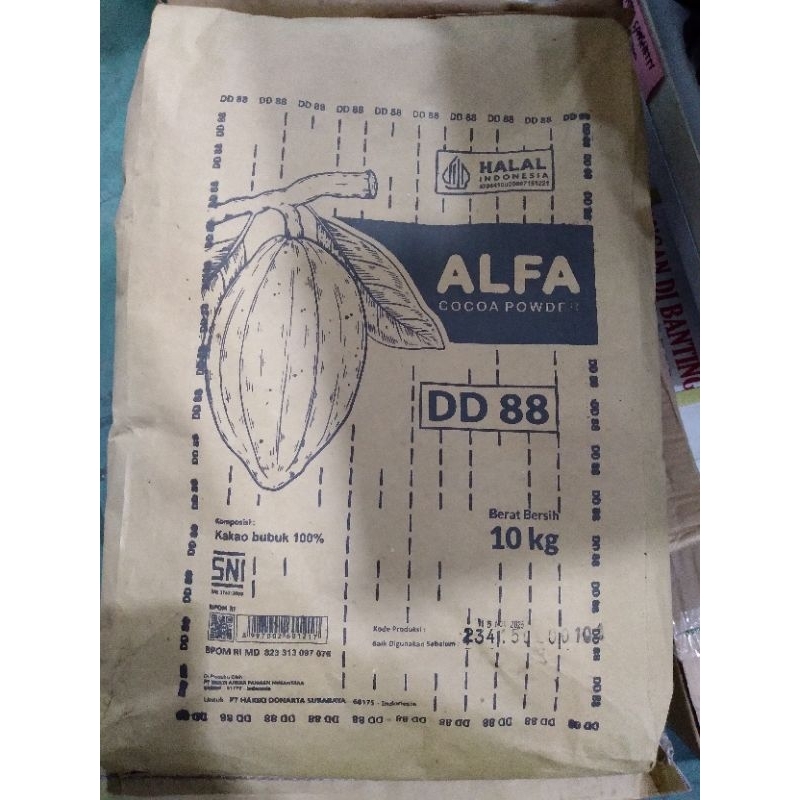 Jual ALFA COCOA POWDER COKLAT BUBUK HITAM REPACK 500 gr | Shopee Indonesia