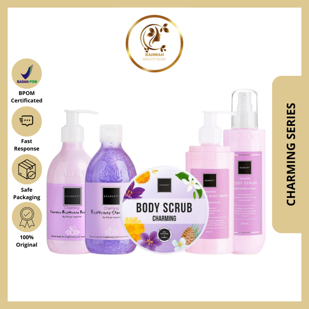 Jual Scarlett Paket Charming Series | Body Lotion | Body Serum | Body ...